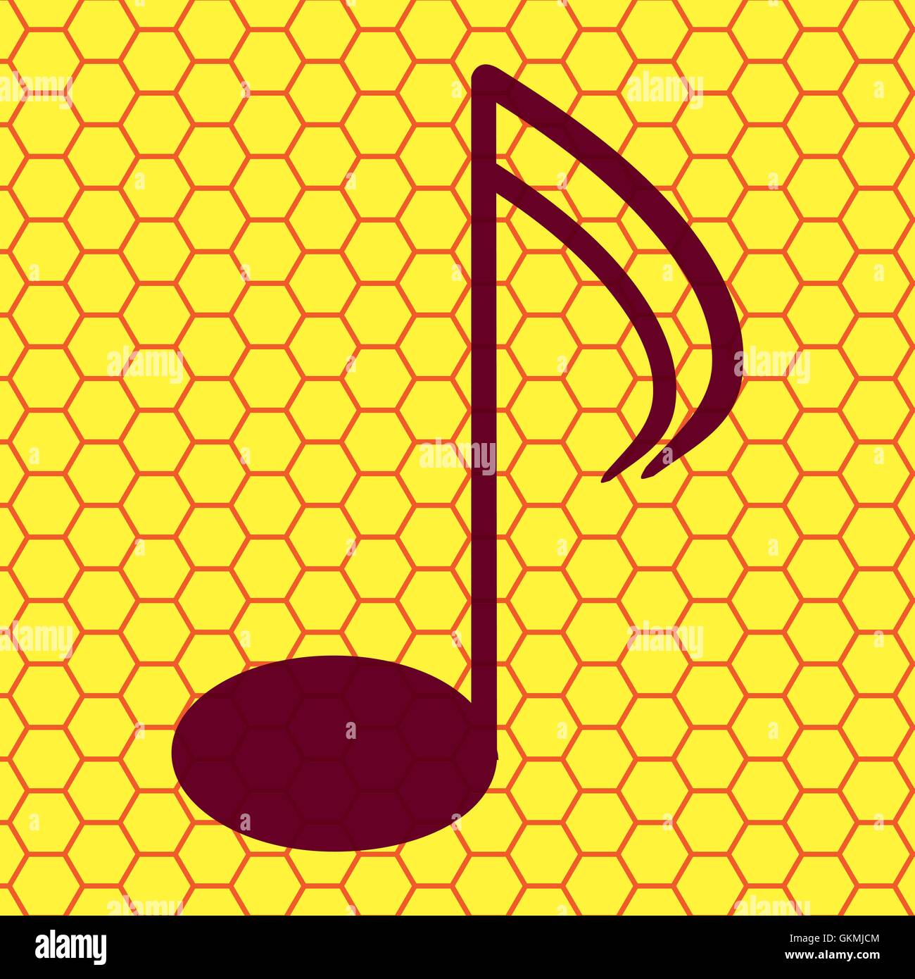 Music elements flat design hi-res stock photography and images - Alamy