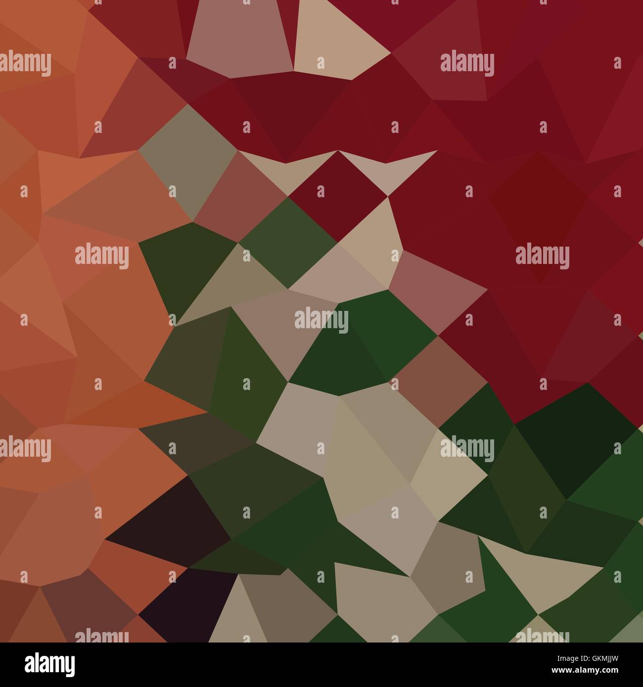 Orange Red Abstract Low Polygon Background Stock Vector Image & Art - Alamy