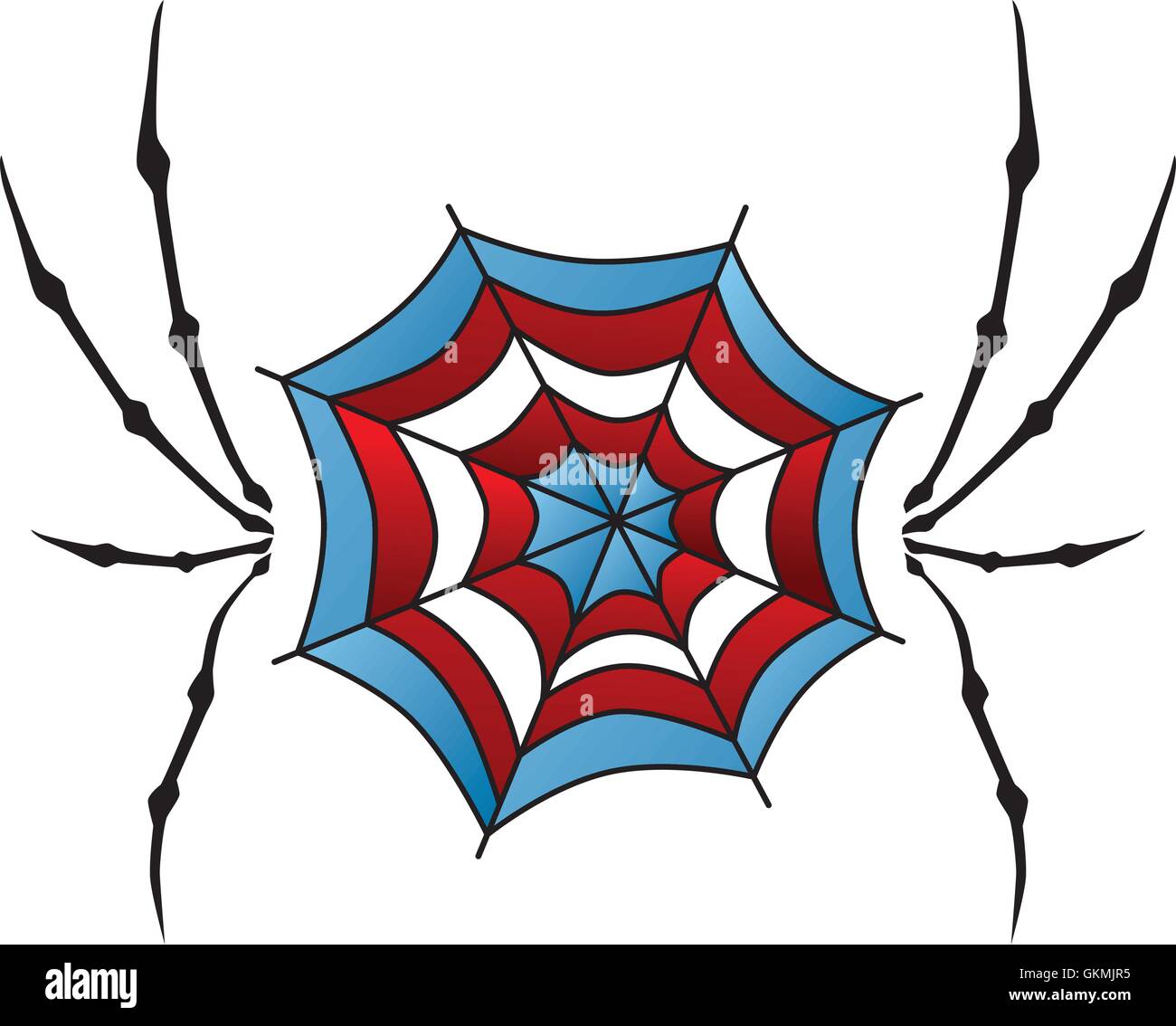 Color cobweb Cut Out Stock Images & Pictures - Alamy