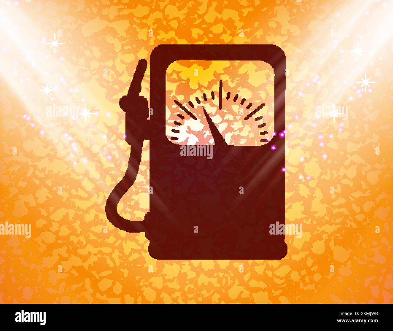 Petrol station display Stock Vector Images - Alamy