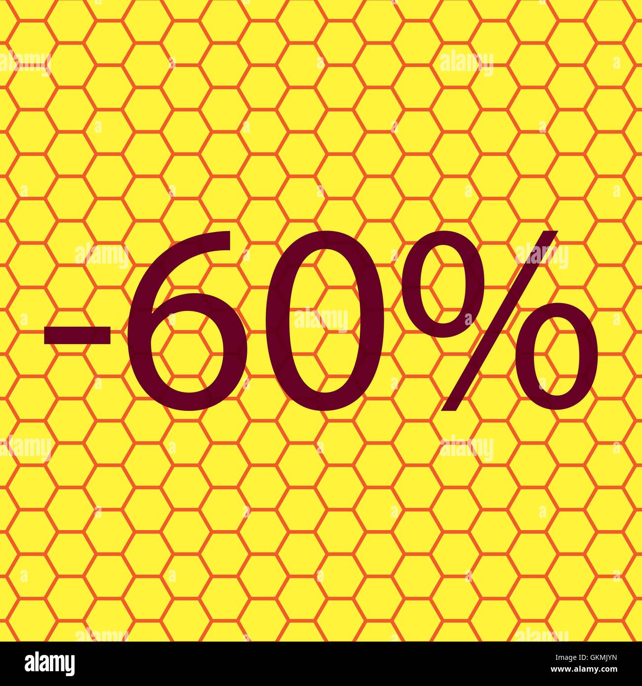 60 percent discount icon symbol Flat modern web design with long shadow ...