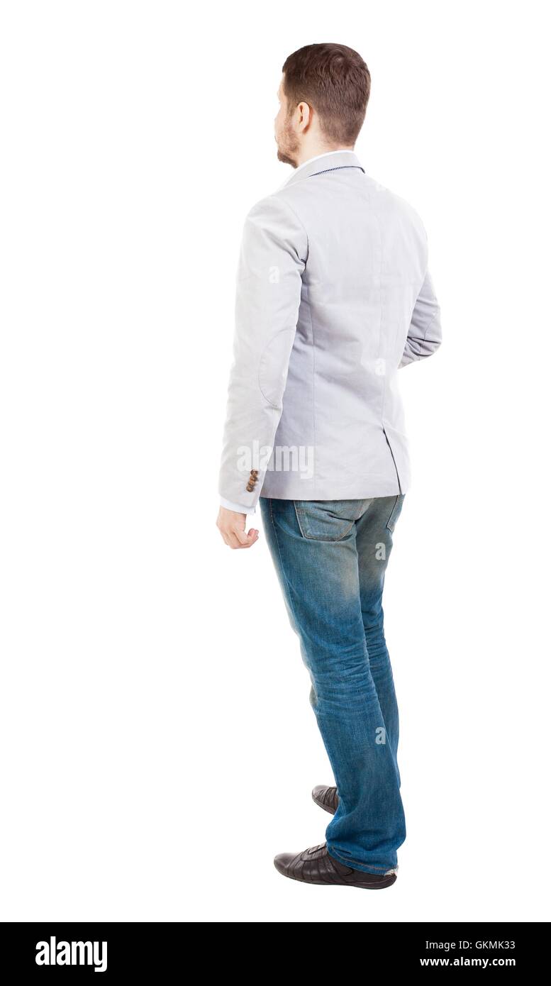 People Back White Background