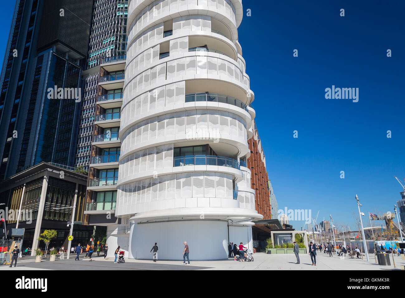General views of the Barangaroo development project showing ...