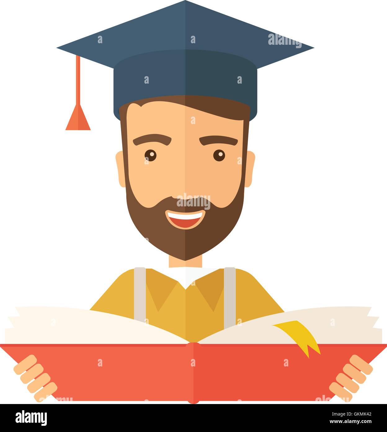 Graduation cap symbol concept Stock Vector Images - Alamy