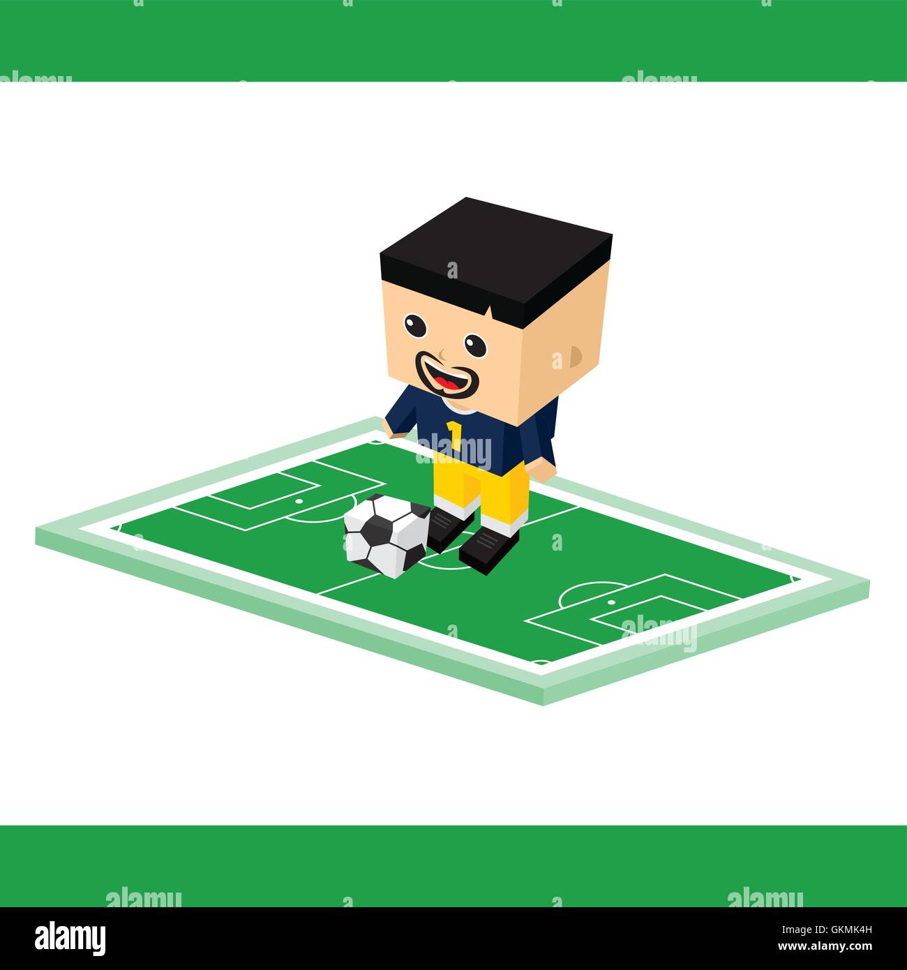 soccer cartoon boy Stock Vector Image & Art - Alamy
