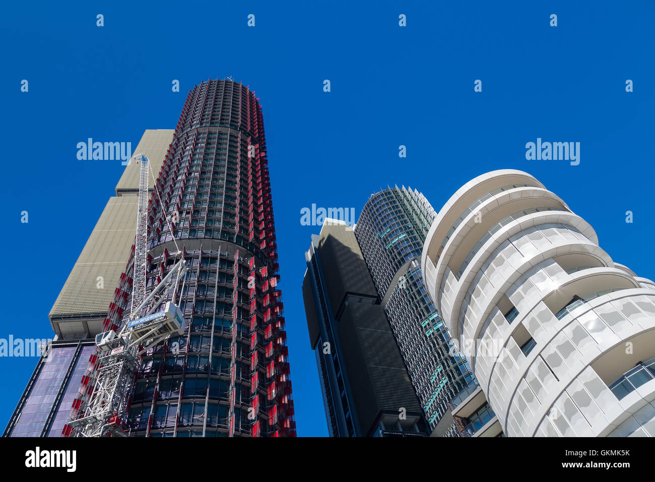 General views of the Barangaroo development project showing ...
