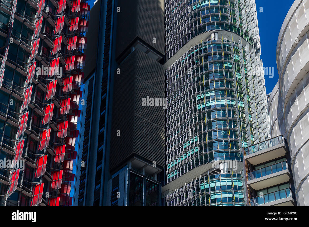 General views of the Barangaroo development project showing ...