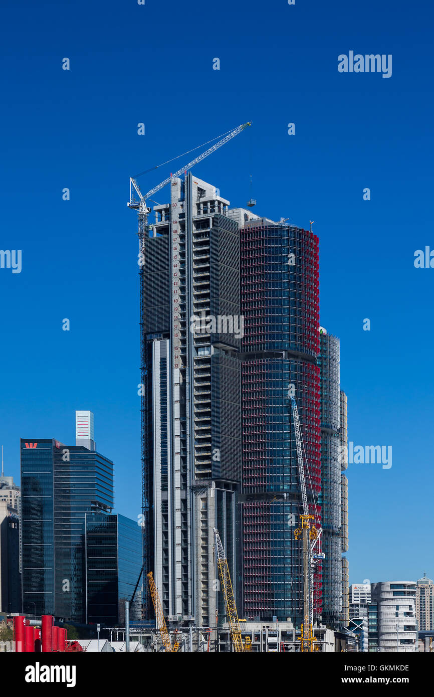 General views of the Barangaroo development project showing ...