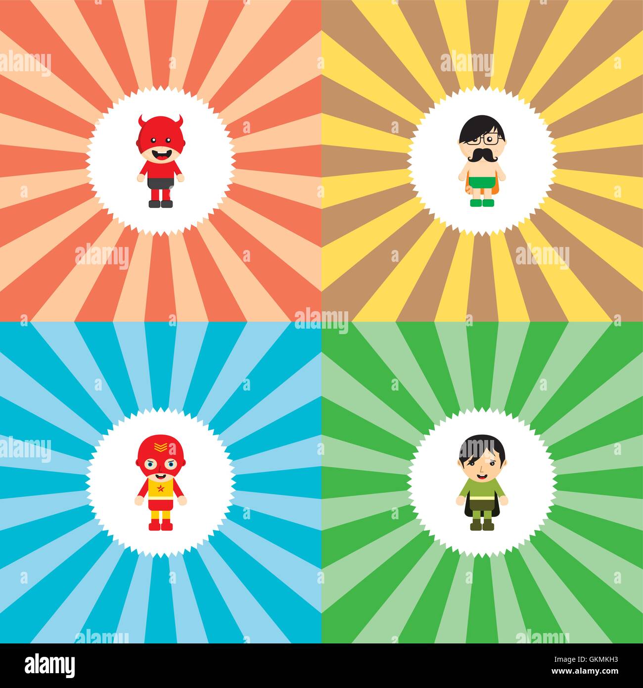 Boy superhero help Stock Vector Images - Alamy