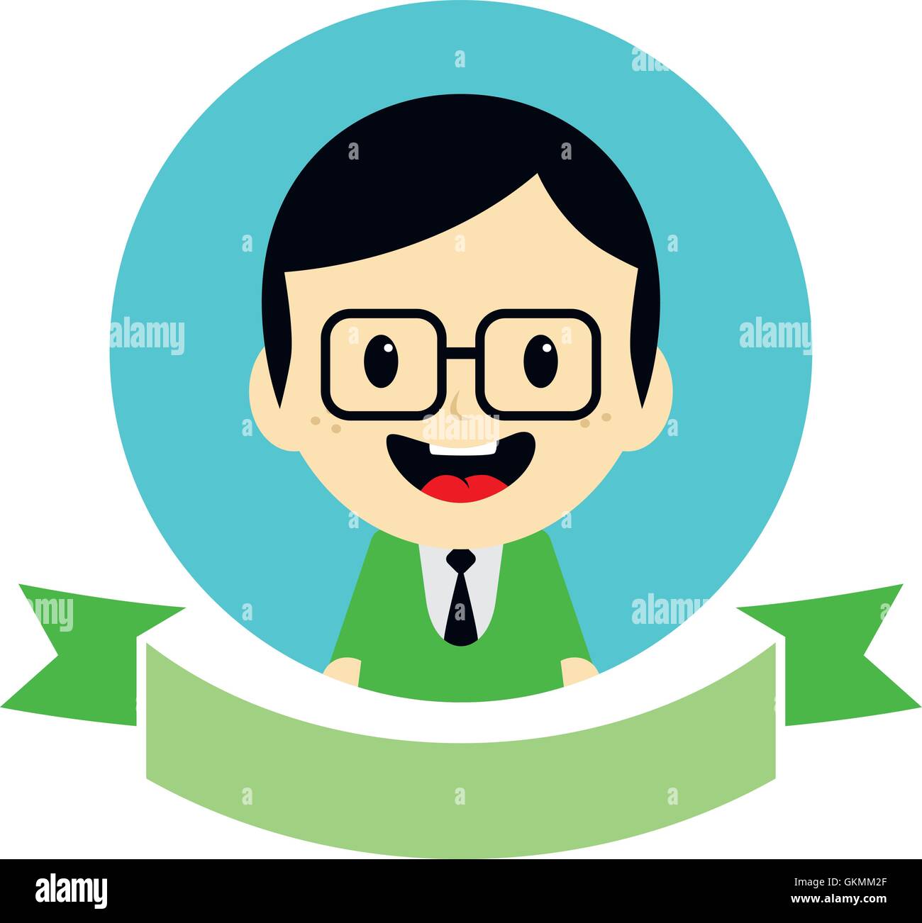 adorable boy cartoon character label Stock Vector Image & Art - Alamy