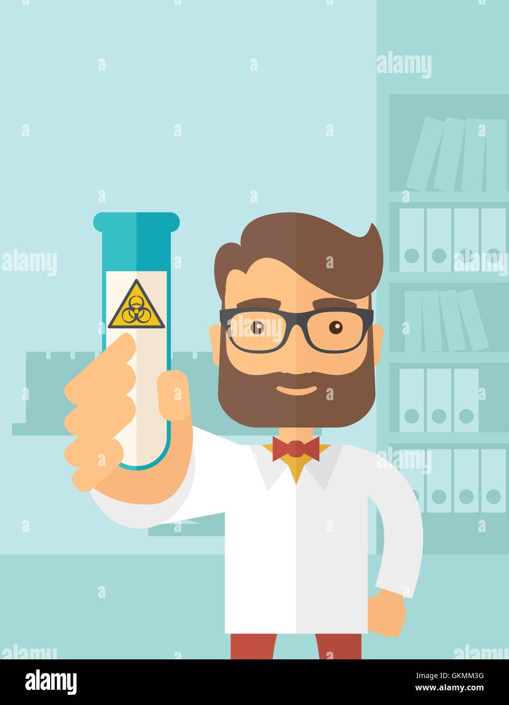 Scientists laboratory Stock Vector Images - Alamy