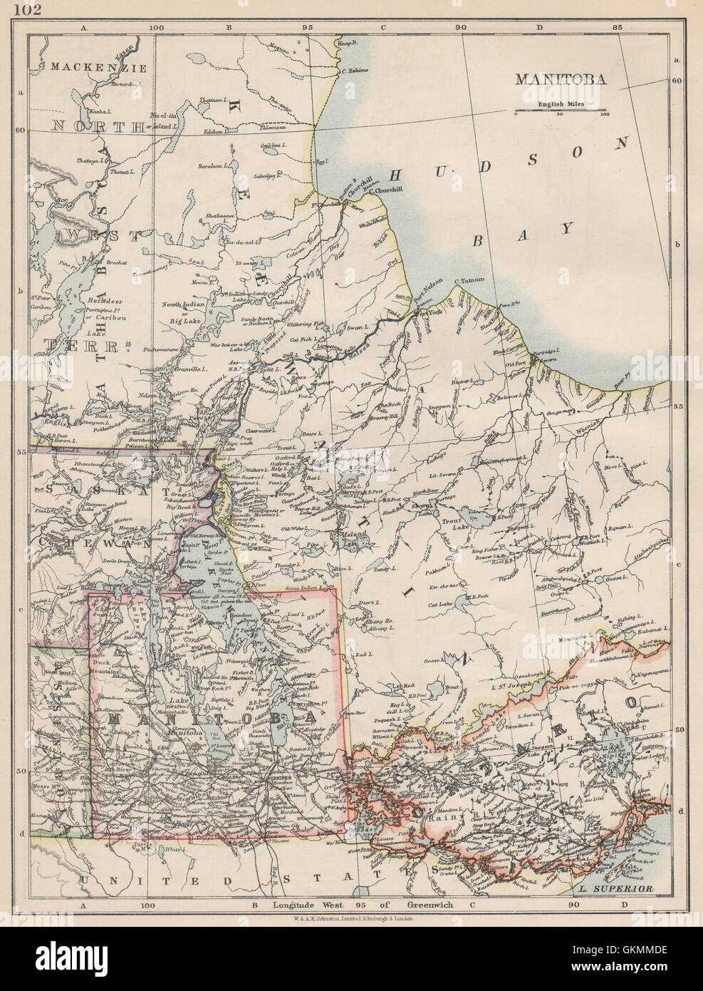 Canadian pacific map hi-res stock photography and images - Alamy