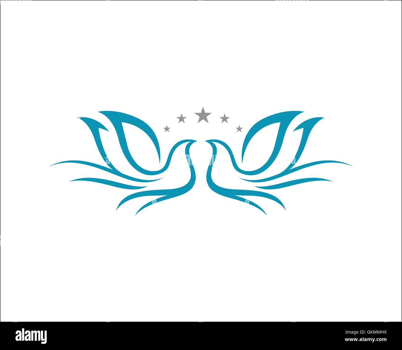 Classic dove logo hi-res stock photography and images - Alamy