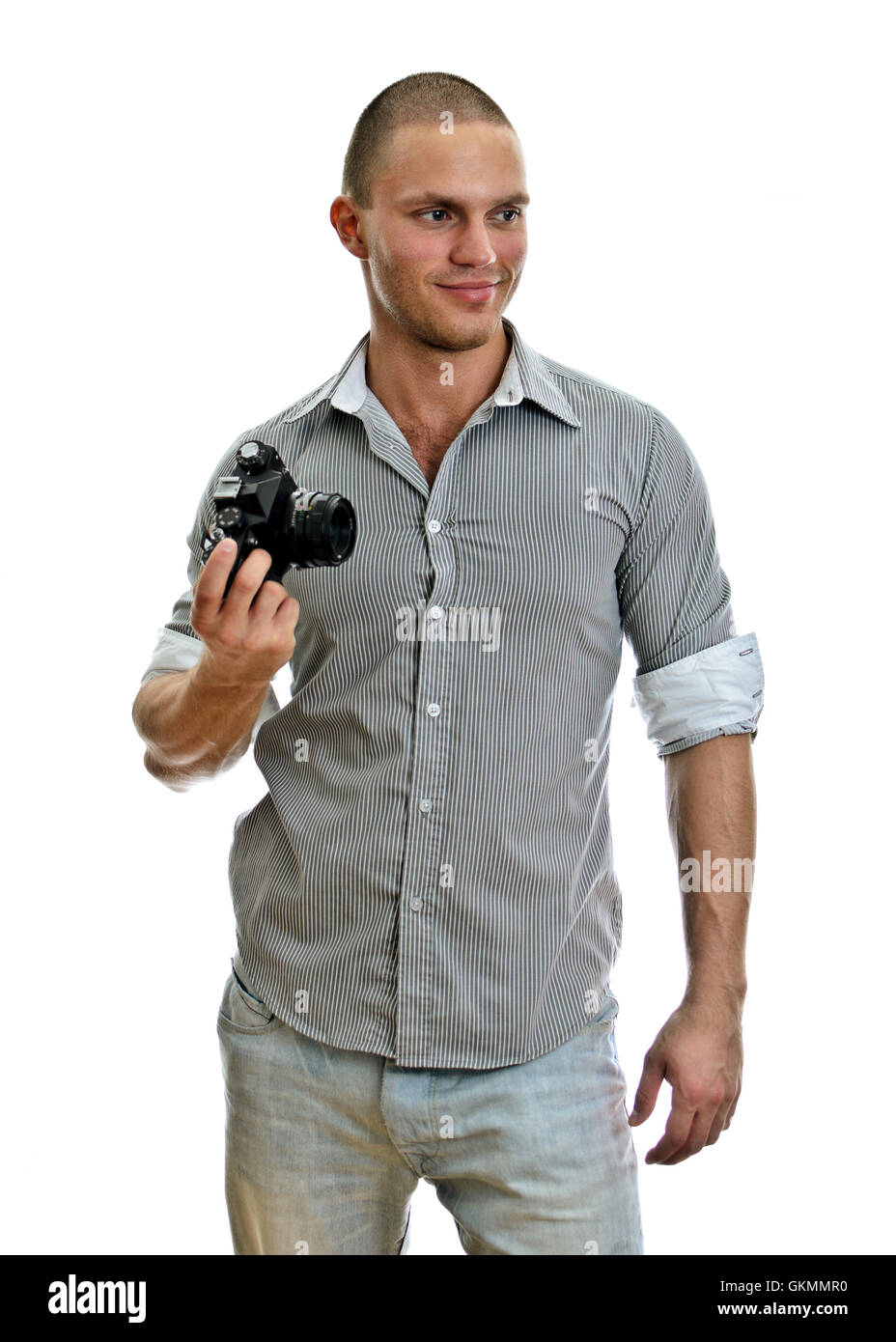 Camera man cameraman Cut Out Stock Images & Pictures - Alamy