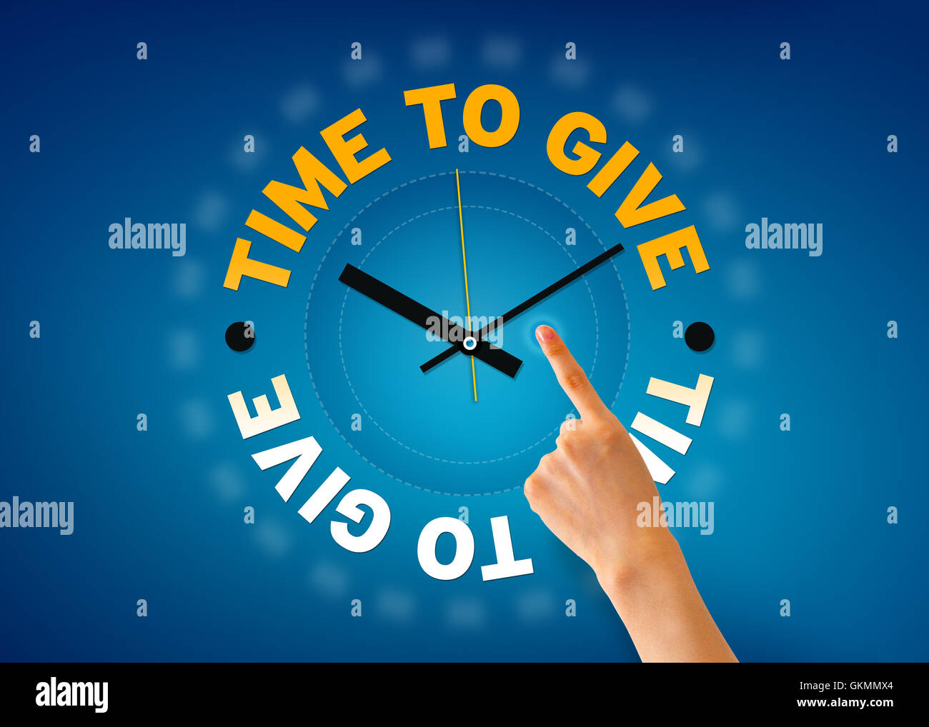 Time to Give Stock Photo - Alamy