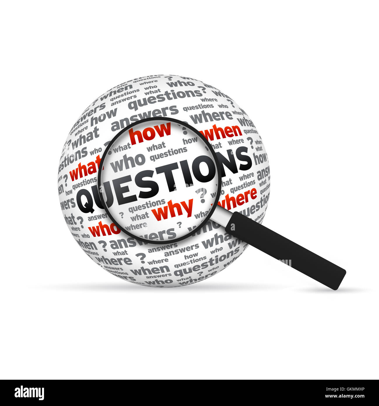 Any questions Cut Out Stock Images & Pictures - Alamy