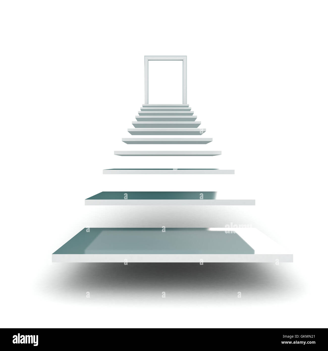 Climb up steps Cut Out Stock Images & Pictures - Alamy
