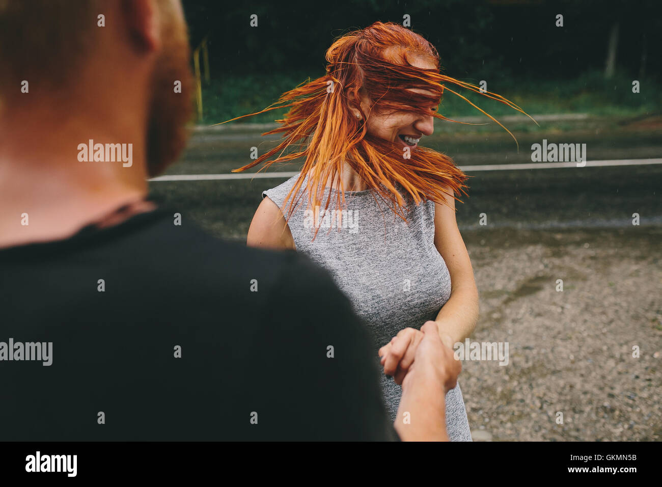 beautiful couple enjoying life Stock Photo - Alamy