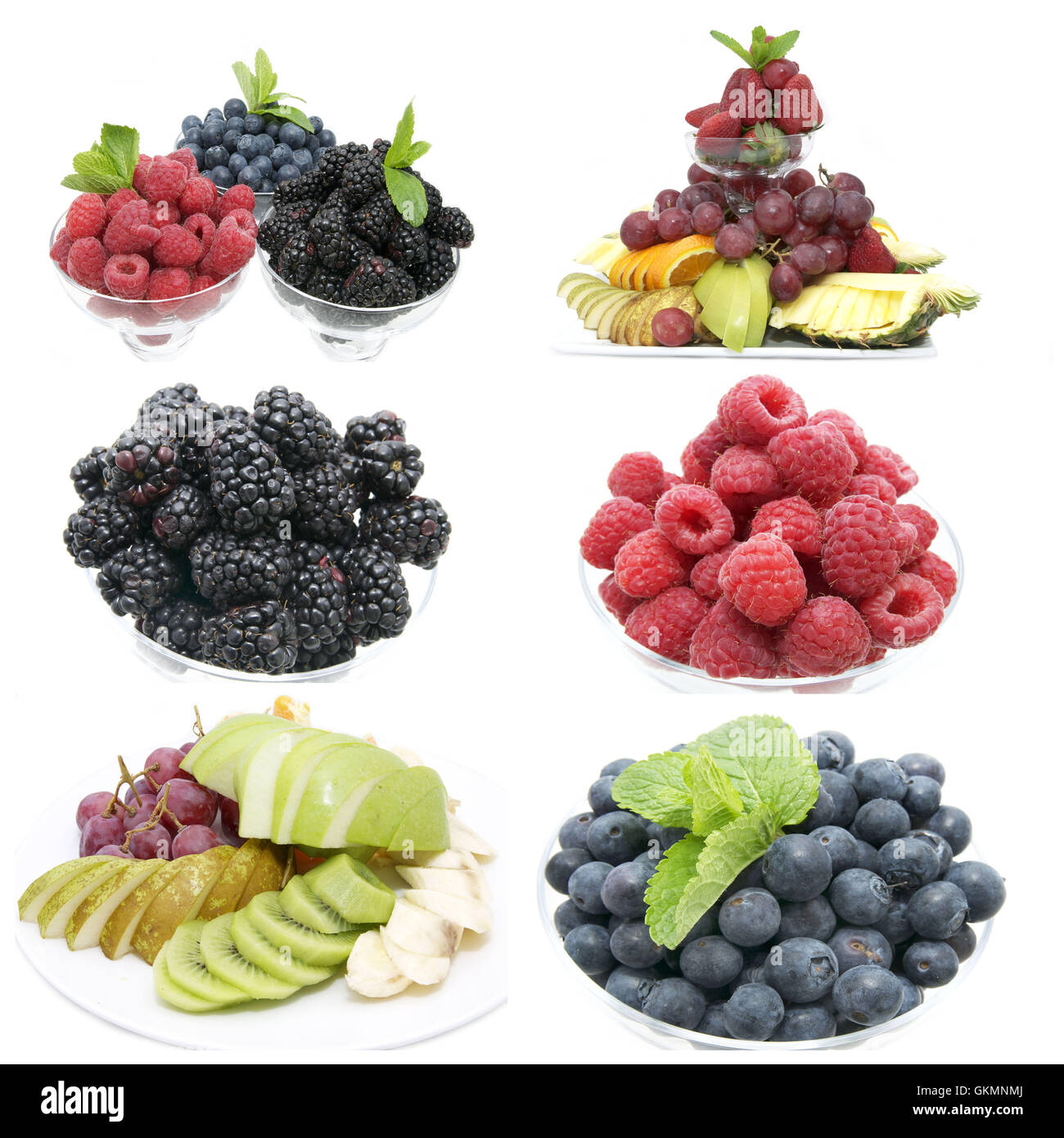 Set of fruits and berries Stock Photo - Alamy