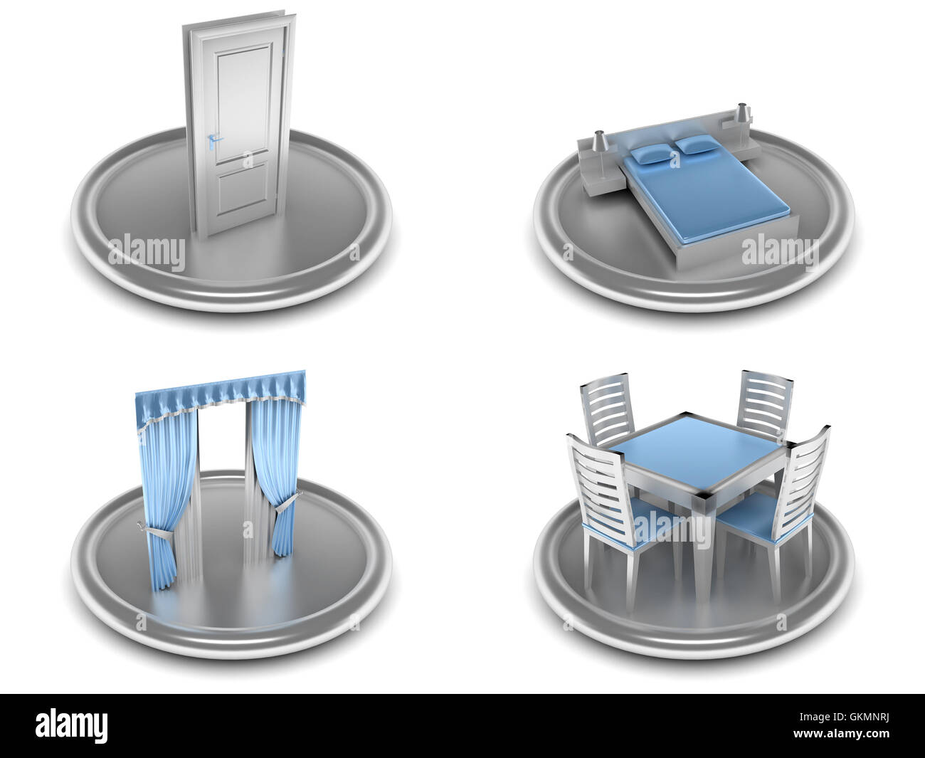 complete set of icons Stock Photo - Alamy