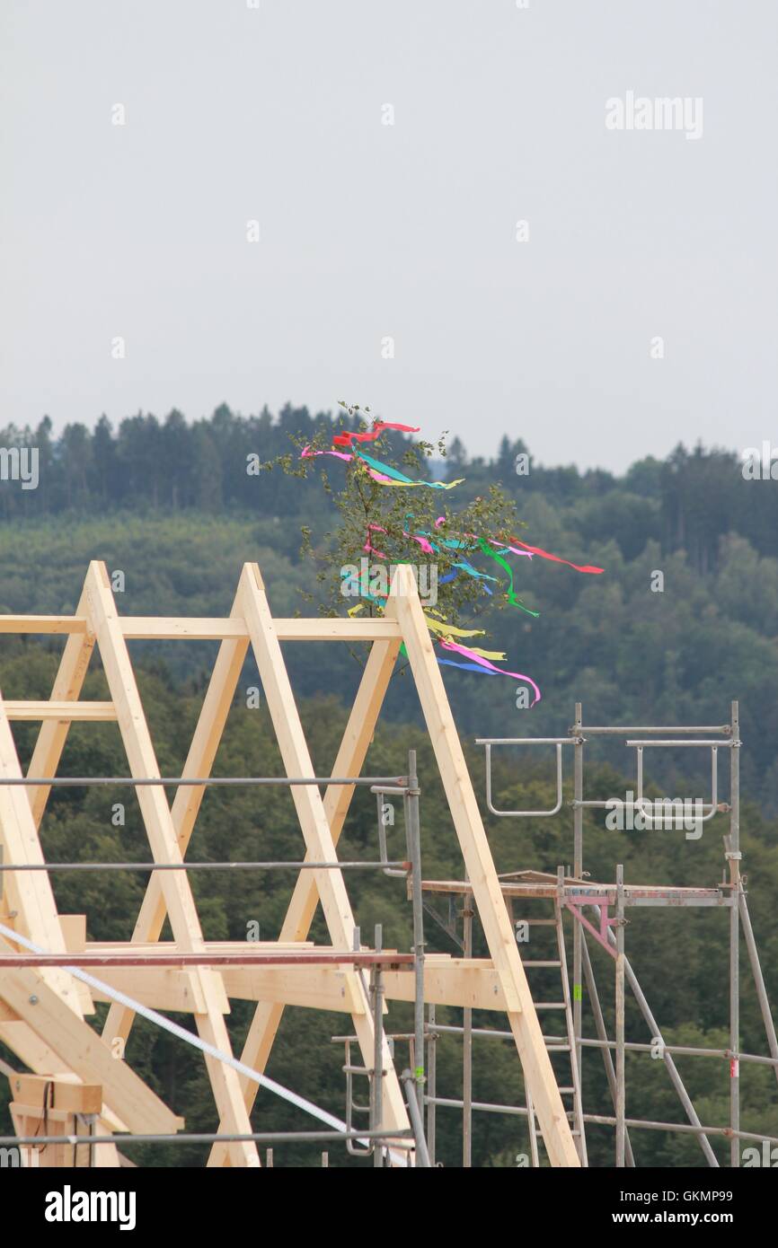 wooden roof chair Stock Photo - Alamy