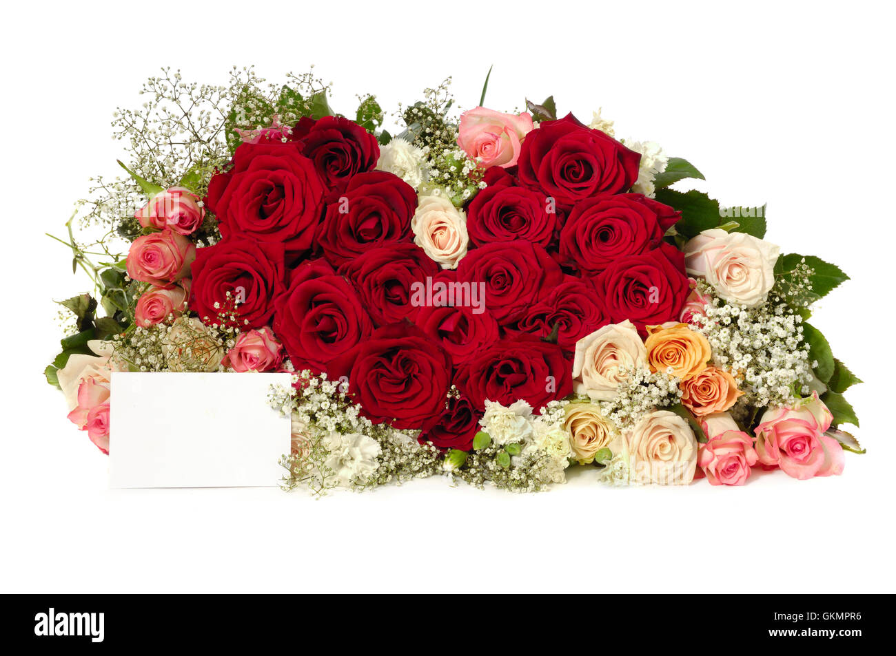 Roses and heart Stock Photo - Alamy