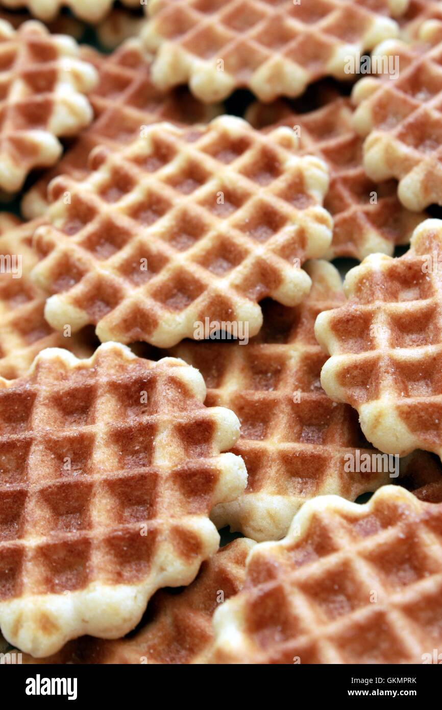 White background wafer cookies hi-res stock photography and images - Alamy