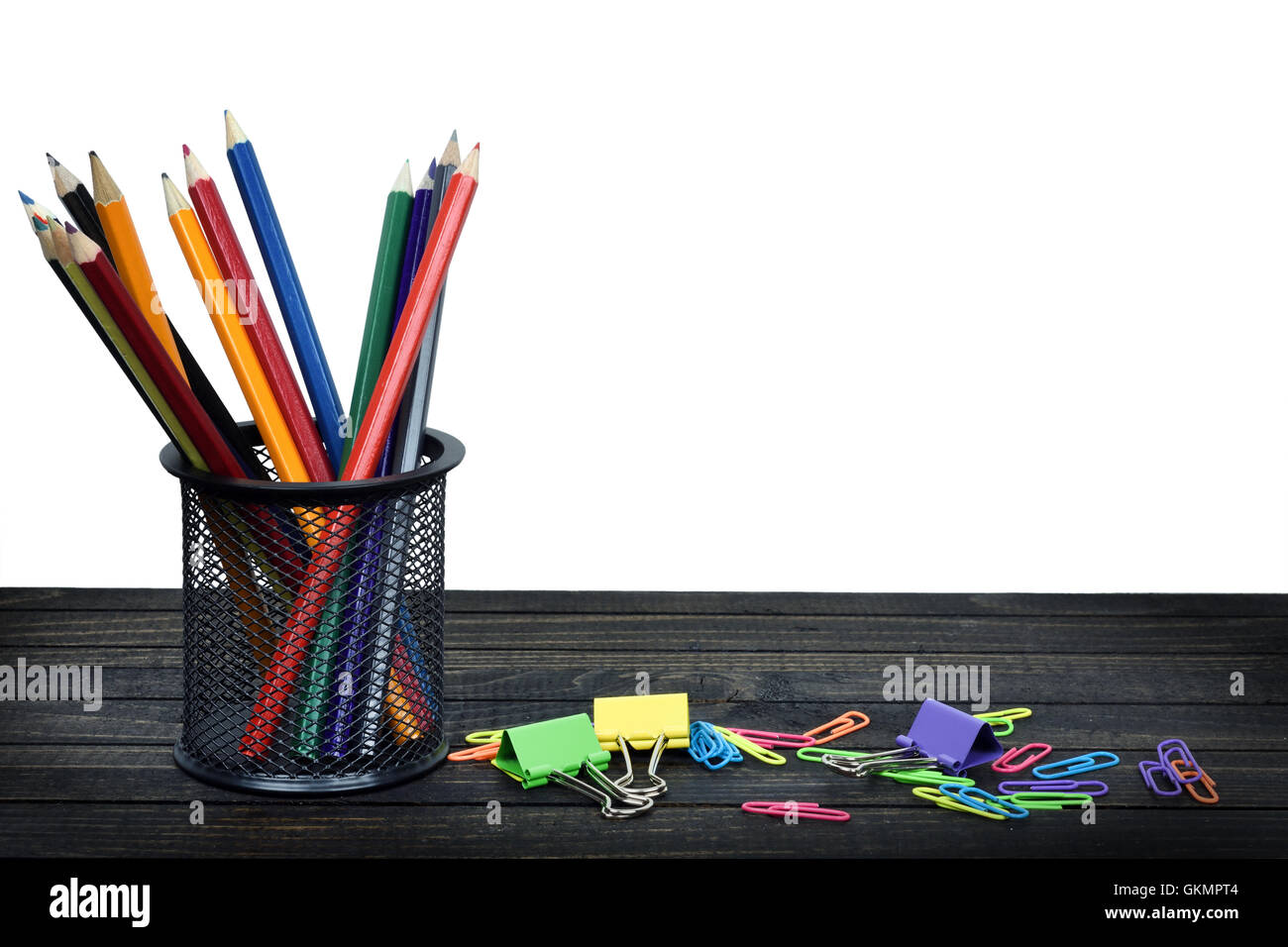 Old school desk cutout hi-res stock photography and images - Alamy