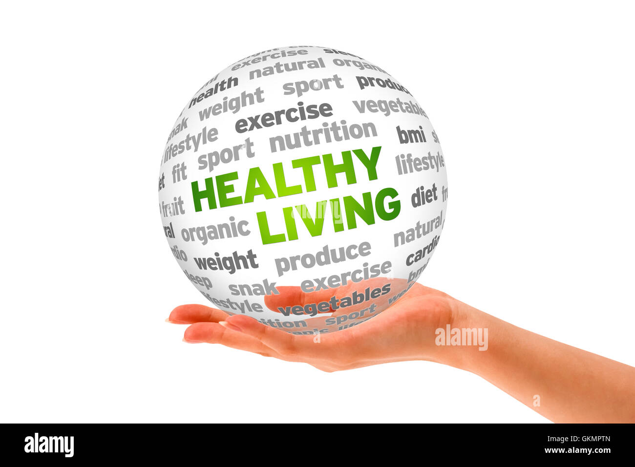 Healthy living with natural food and exercise hi-res stock photography ...