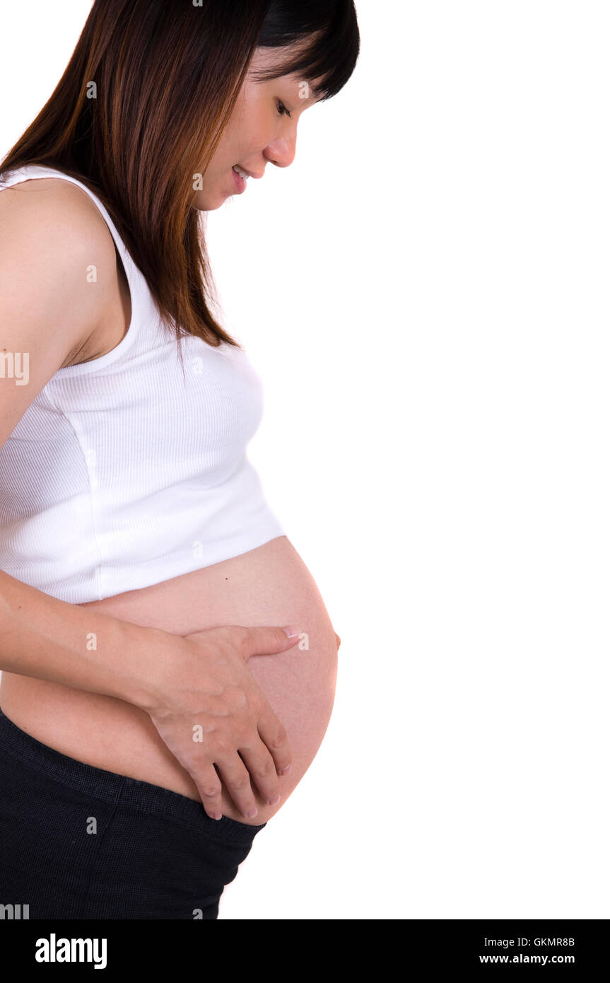 pregnant asian women Stock Photo - Alamy