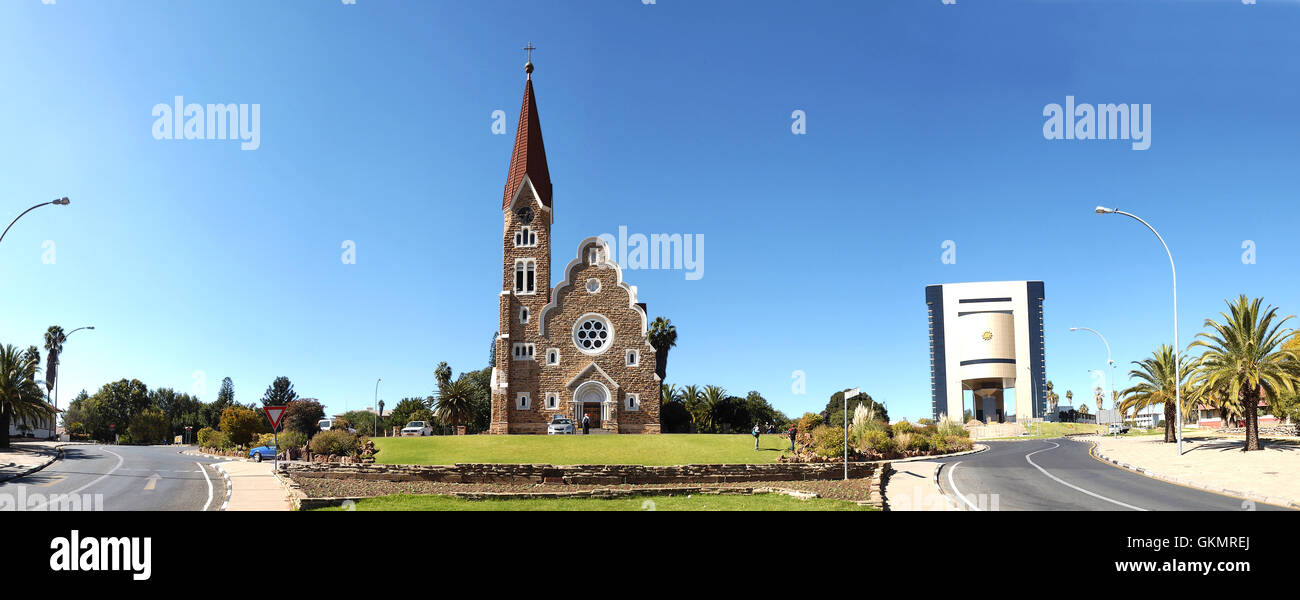Windhoek panorama, Namibia Stock Photo - Alamy