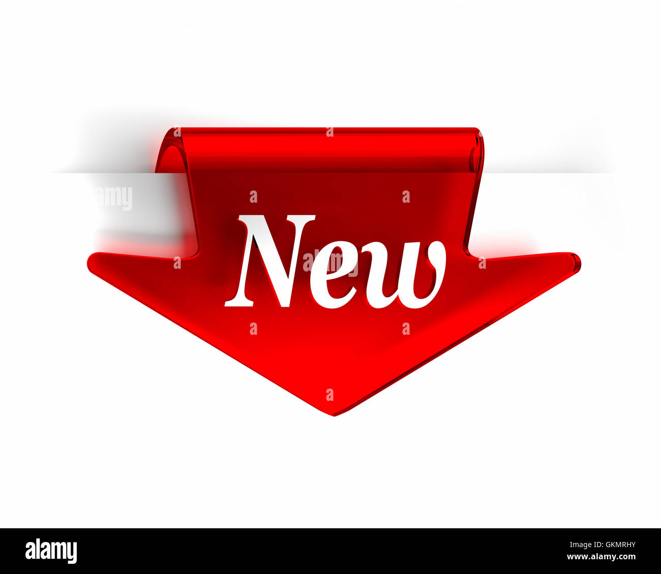 New red arrow hi-res stock photography and images - Alamy