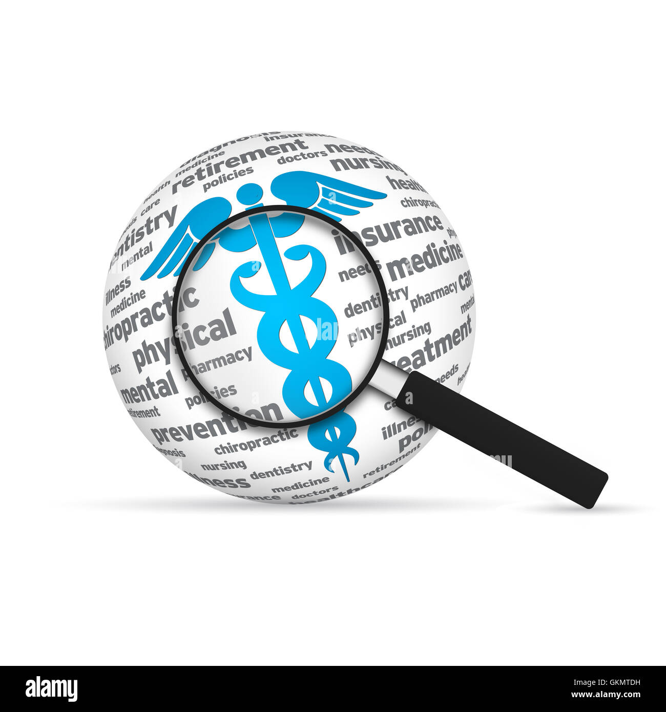 Caduceus and cross hi-res stock photography and images - Alamy