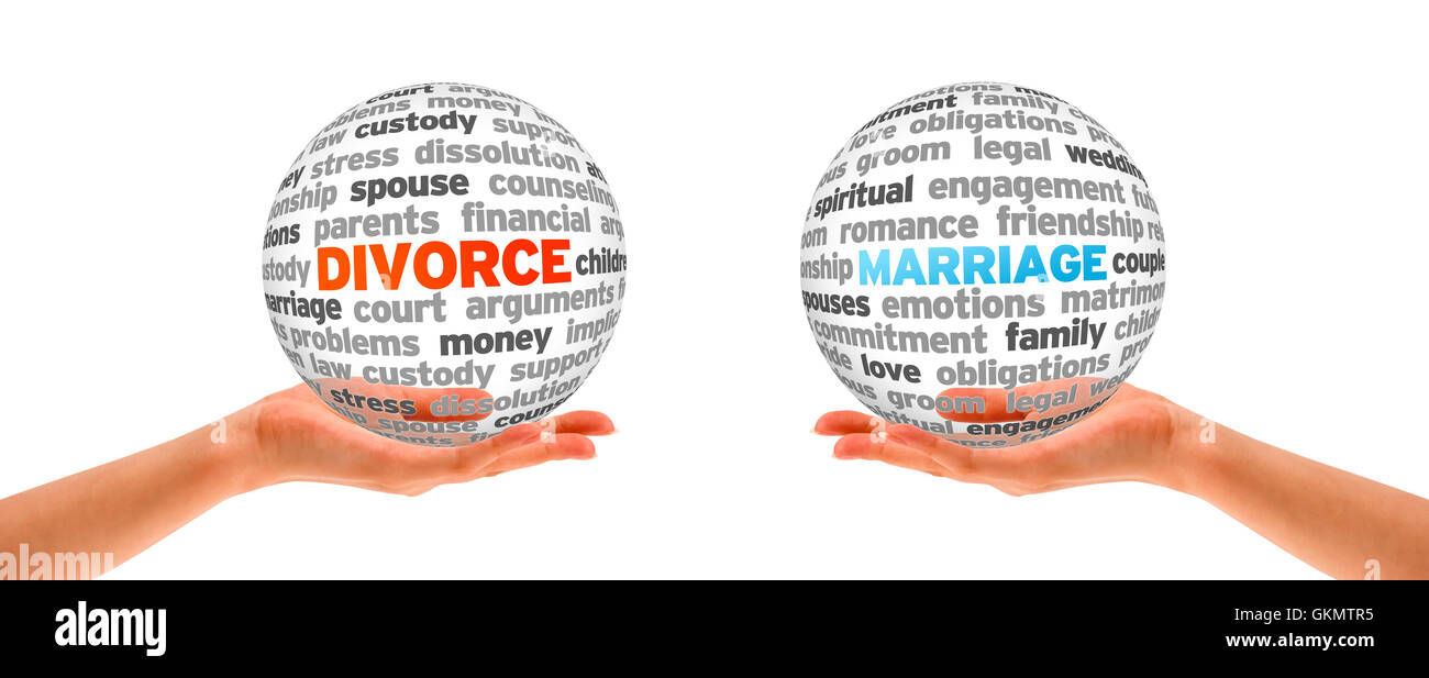 Divorce and Marriage Stock Photo - Alamy