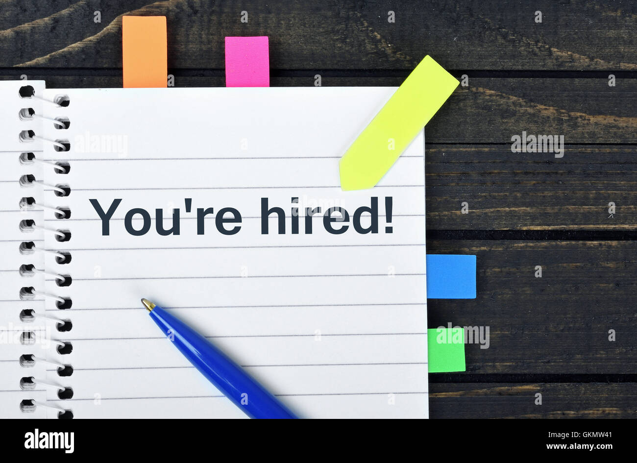 Youre hired hi-res stock photography and images - Alamy
