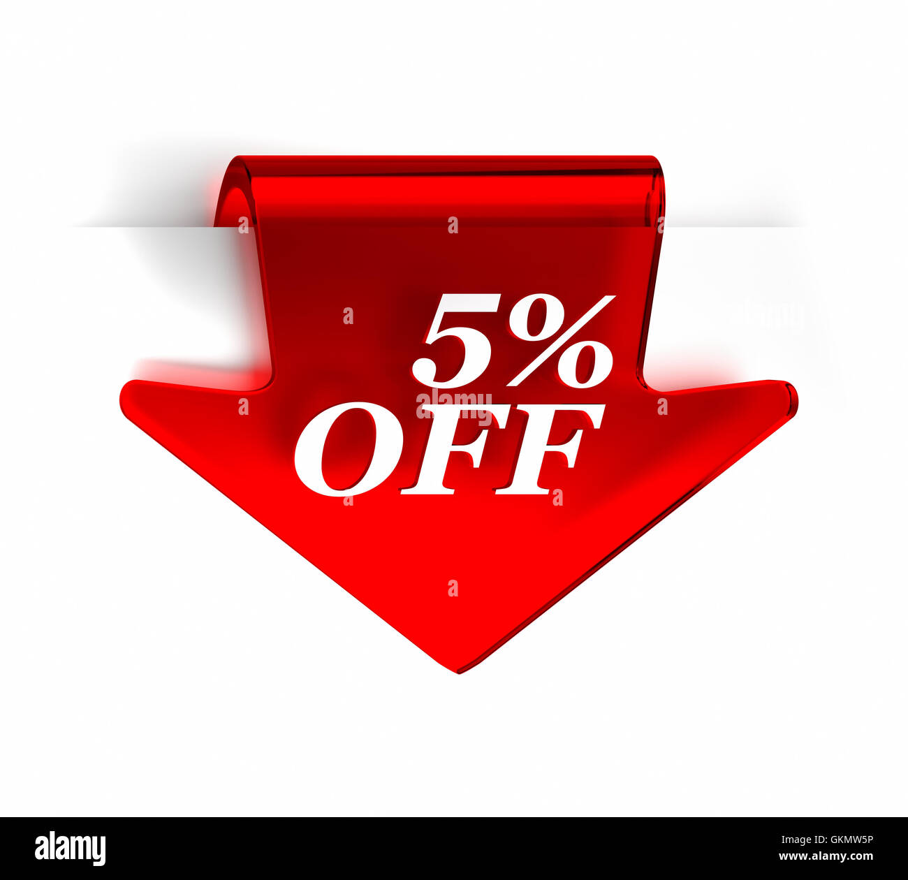 Five Percent Off Stock Photo - Alamy
