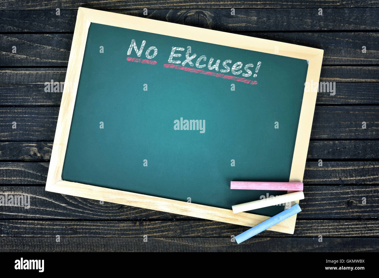 No excuses motivation hi-res stock photography and images - Alamy
