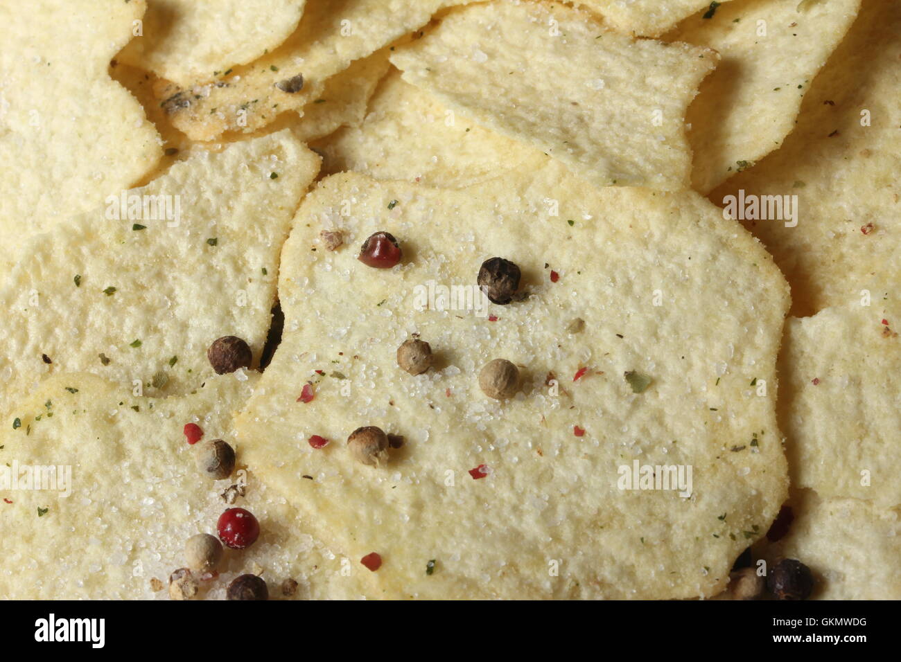 potato chips with spices Stock Photo - Alamy