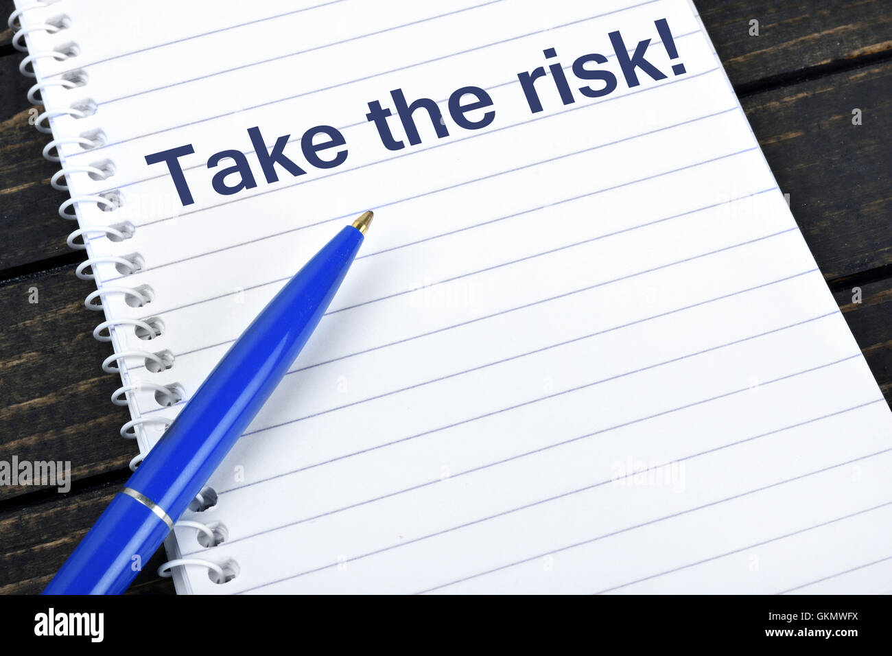 Take risk text on hi-res stock photography and images - Alamy