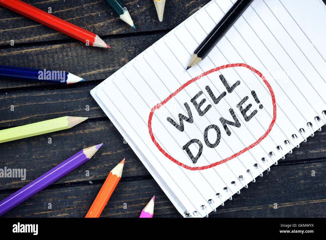 Well done text hi-res stock photography and images - Alamy