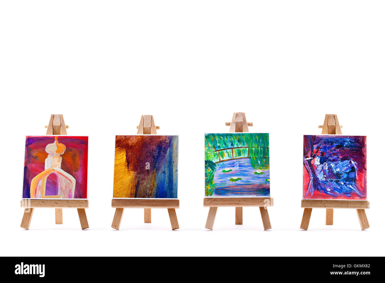 Four paintings hi-res stock photography and images - Alamy