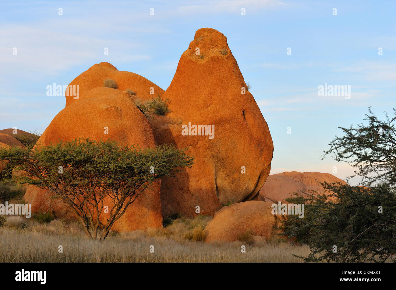 Rock formation at Spitzkoppe in Namibia Stock Photo - Alamy