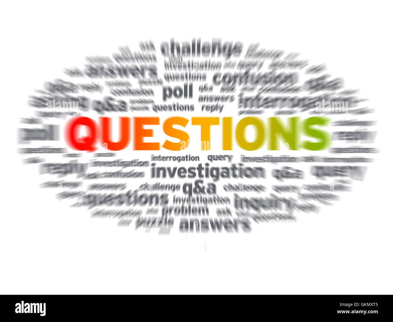 Blurred question mark Cut Out Stock Images & Pictures - Alamy