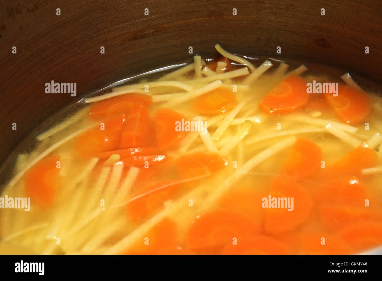 noodle soup texture Stock Photo - Alamy