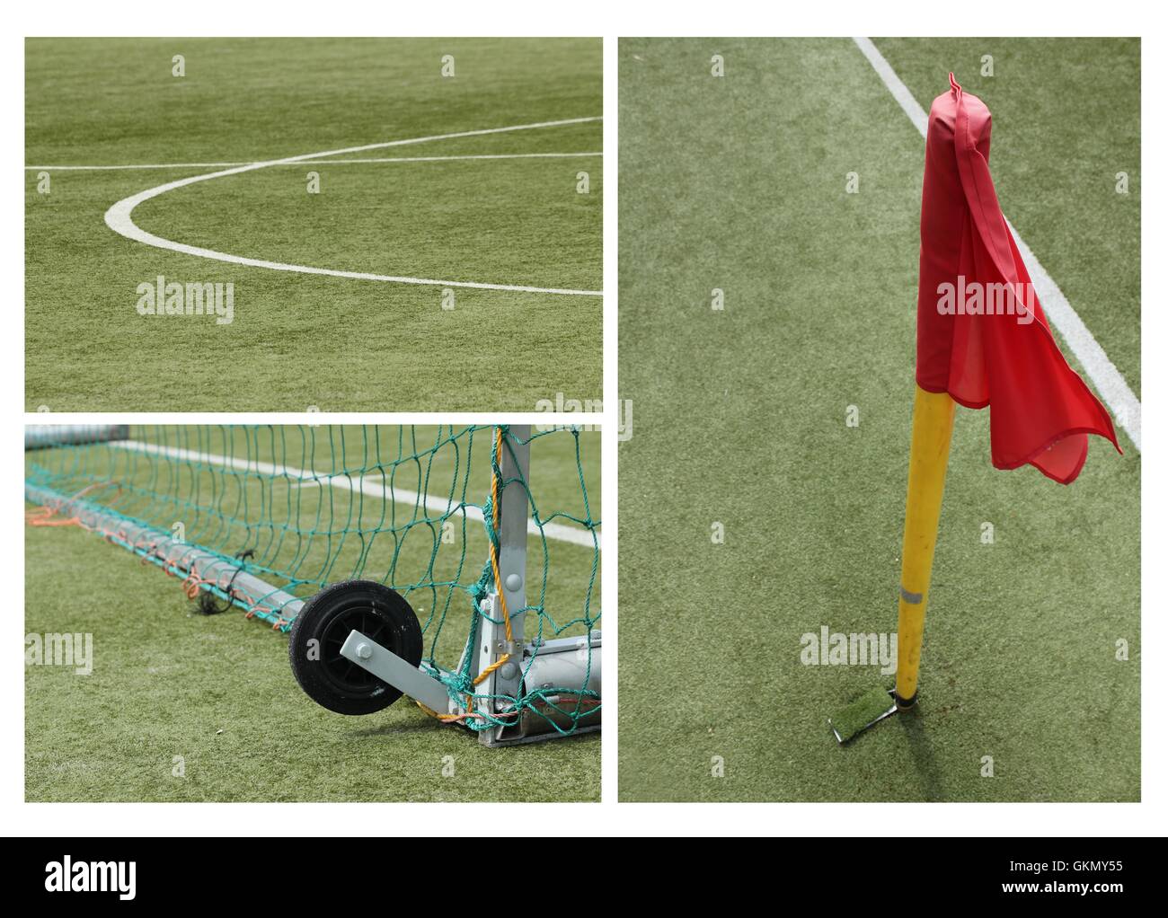 football goal collage Stock Photo - Alamy