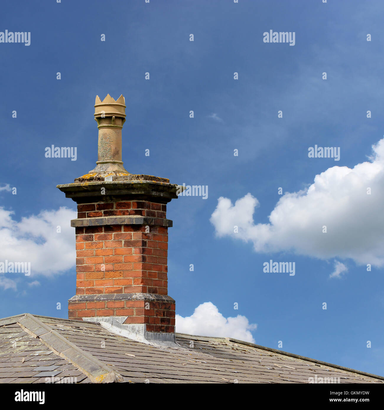 Chimney with slate hi-res stock photography and images - Alamy