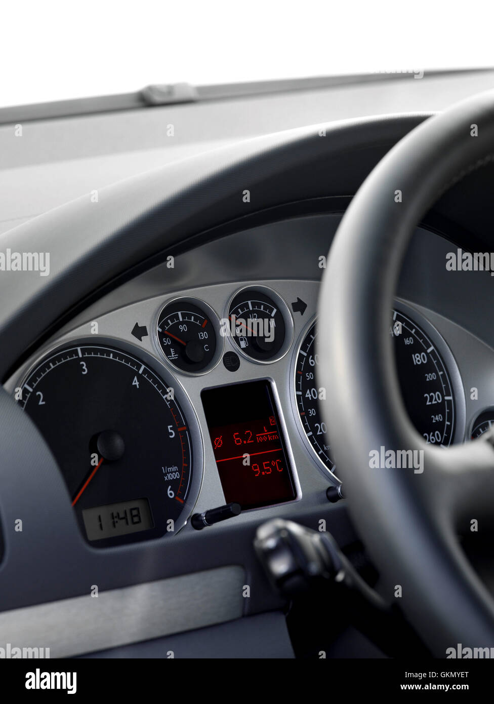 Car dashboard glowing arrow hi-res stock photography and images - Alamy