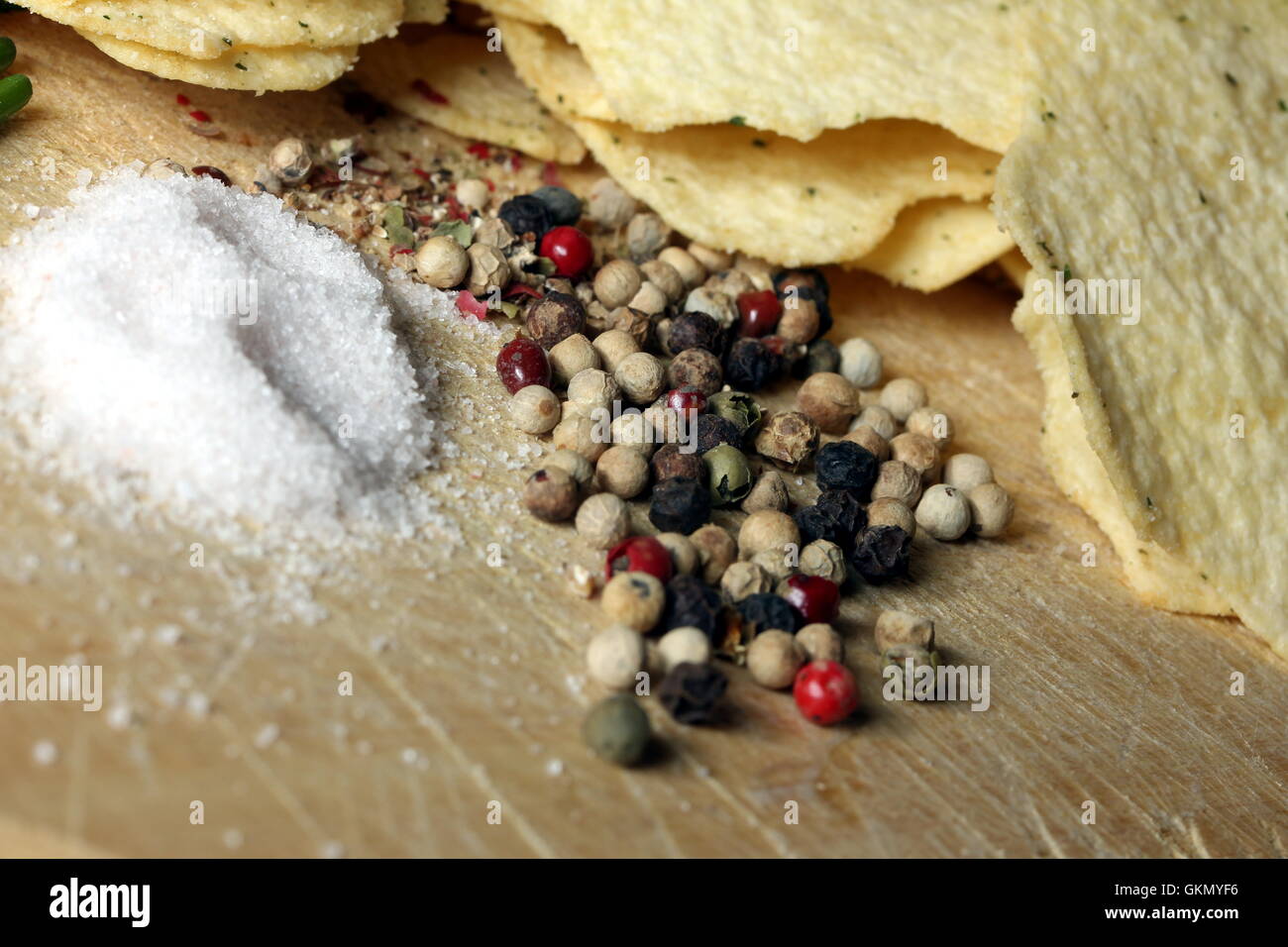 potato chips with spices Stock Photo - Alamy