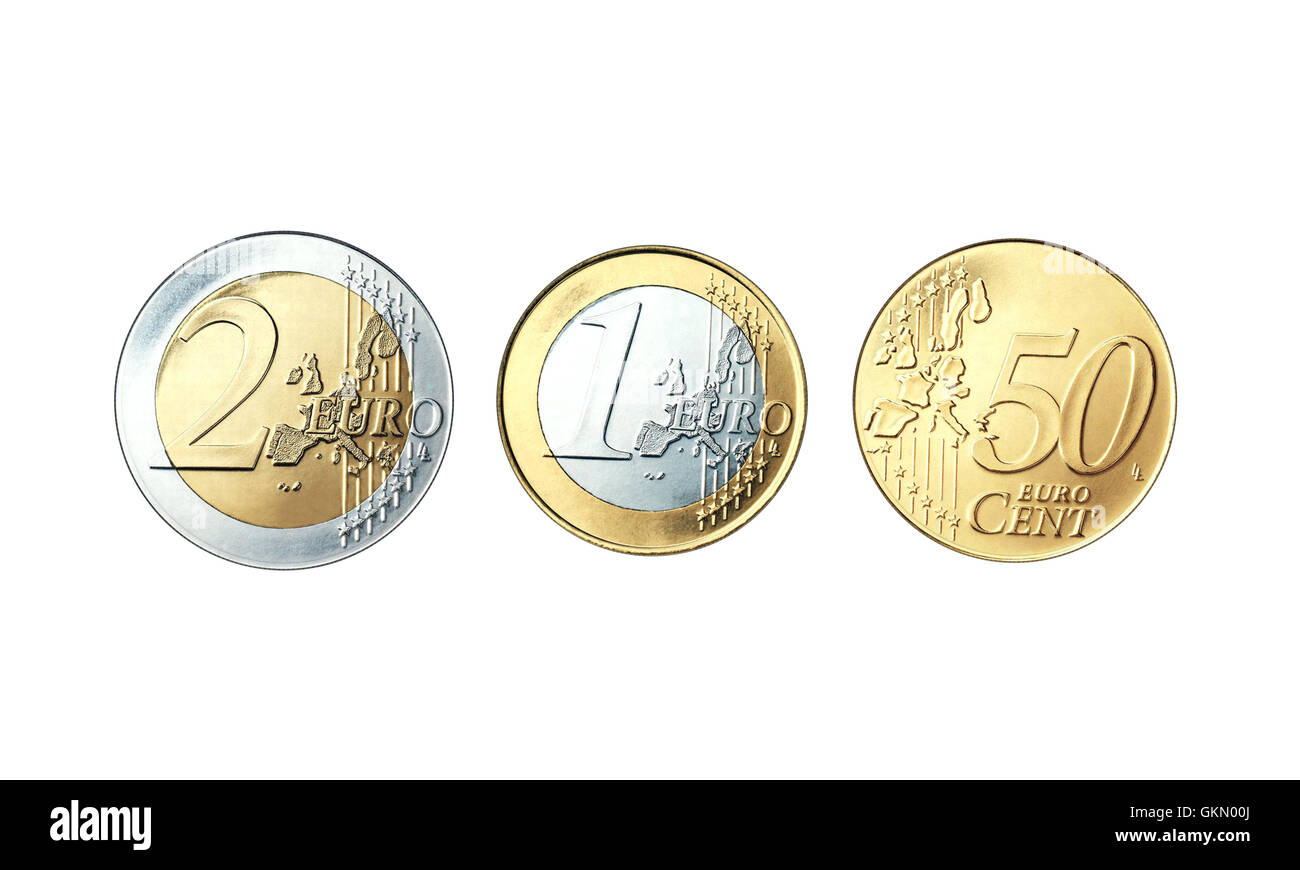 Map of europe euro coins hi-res stock photography and images - Alamy