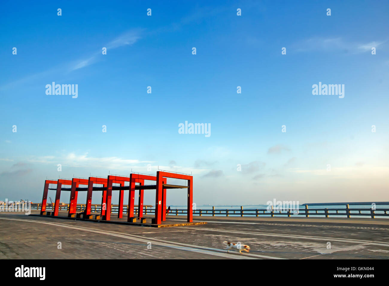 Seaside landscape in Haikou, China Stock Photo - Alamy